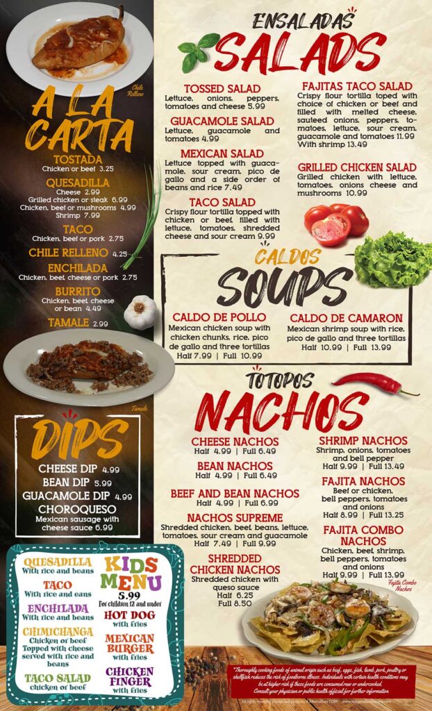 Main Menu Mexico MO – Dos Arcos